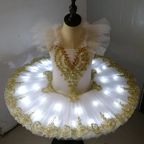 Buy Led Light Ballerina Pancake Tutu Dress for Girls and Women ...